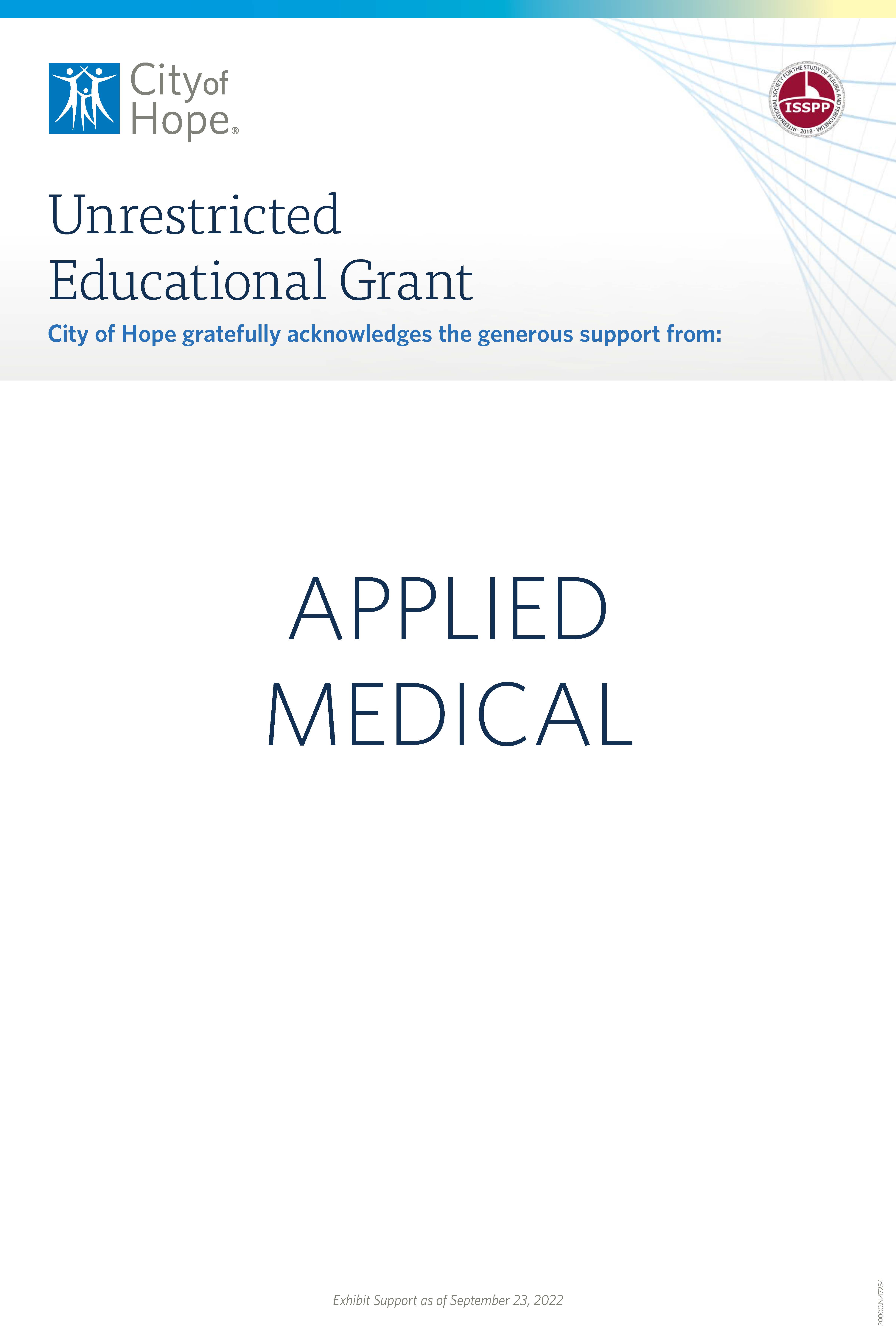 Third Annual ISSPP Congress 2022 | City of Hope